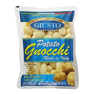 Amazon.com : Giusto Sapore Italian Gluten Free Gnocchi Pasta- 17.6oz ...