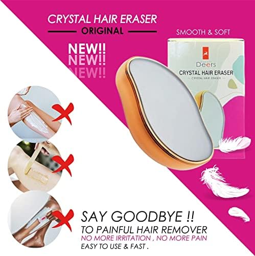 Crystal Hair Eraser, Magic Crystal Hair Removal, Exfoliation Painless ...