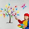48 Pieces Colorful Handprint Cut-Outs, Hand Creative Cutouts Handprint ...