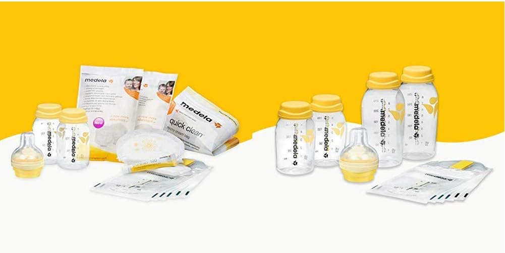 Medela Breastfeeding Starter Kit with Breast Milk Store and Feed Set ...