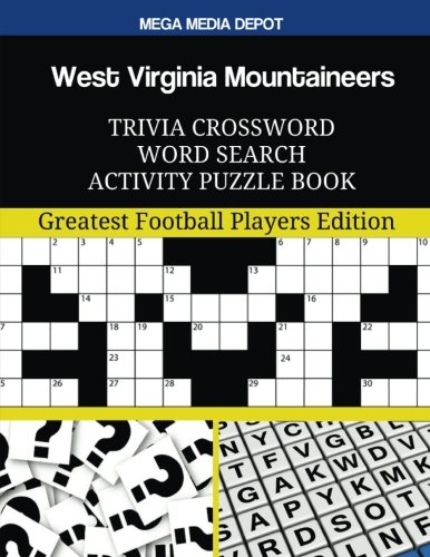 West Virginia Mountaineers Trivia Crossword Word Search Activity Puzzle ...