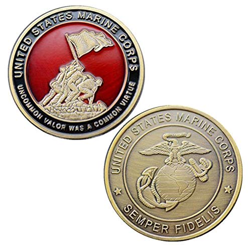 Marine Corps League Challenge Coin - USMC Military Coin - Iwo Jima ...