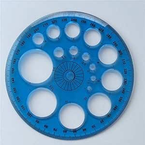 mark8shop Multicolor Patchwork Regla circular plantilla Regla Pulsar ...