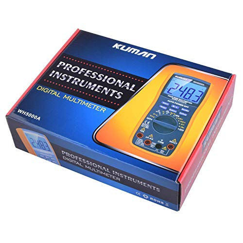 KINCREA 5000a Digital, True RMS 6000 Counts Multimeters, Red - Best ...