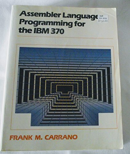 Assembler Language Programming for the IBM 370: 9780805318111: Computer Science Books @ Amazon.com