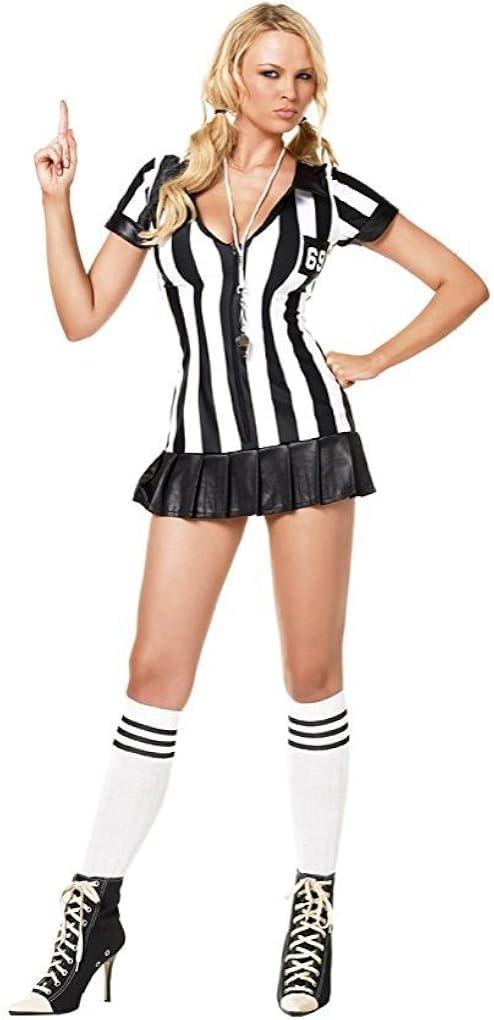 Amazon.com: Fun World Racy Referee Adult Costume : Clothing, Shoes ...