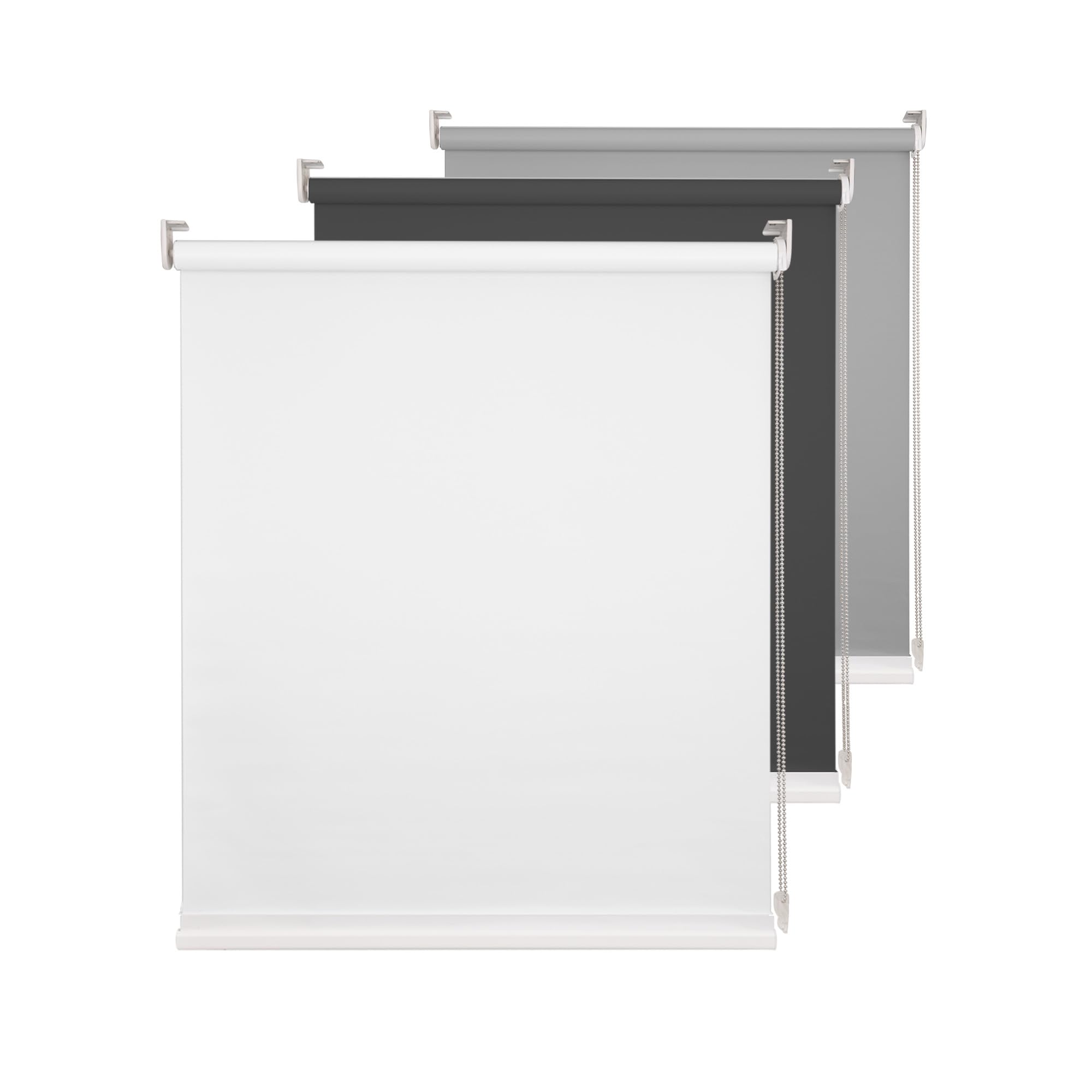 SUNFREE Blackout Roller Shades for Windows,72" Hx48 W,White,Pull Down ...