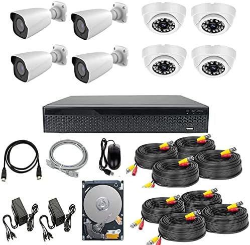 Labgear HD CCTV Surveillance System Kit 8CH XVR - 4 Outdoor Cameras,4 ...
