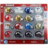Amazon.com : NCAA ACC Conference Pocket Pro Mini Football Helmet Set ...