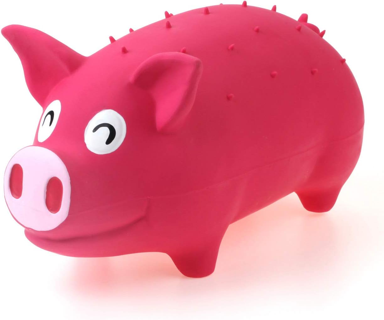 Chiwava 8.3 Inch Large Pig Dog Toy for Interactive Dogs Latex Rubber ...