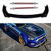 DREAMIZER Universal Front Bumper Lip Strut Rod Spoiler Wing Wide Body ...