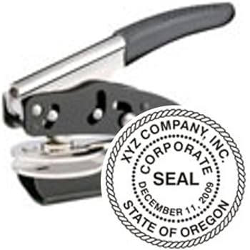 Amazon.com : CUSTOM CORPORATE OR COMPANY EMBOSSER (SEAL) // POCKET ...