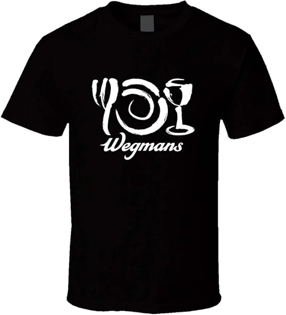 Wegmans Tee Cool Food Market Store T Shirt Nero: Amazon.it: Abbigliamento