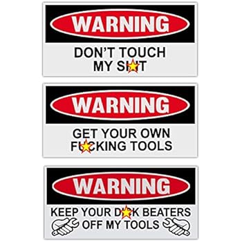 Amazon.com: 3 - Please Dont ask to borrow my tools Hard Hat / Helmet ...