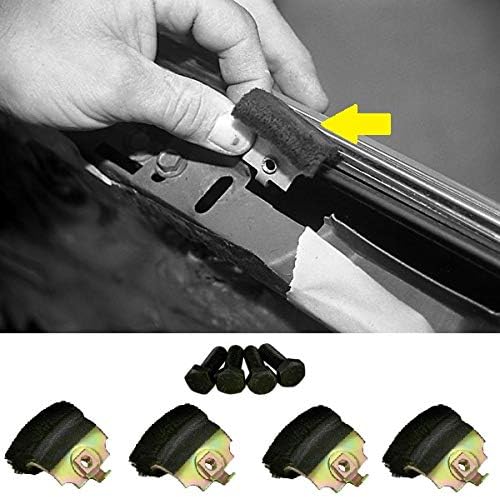 Amazon.com: C3 C4 Corvette Side Window Anti-Rattle Cushion 4 Pad Kit ...