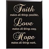 Amazon.com : Epic Designs Faith Makes All Things Possible Hope Makes ...