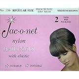Amazon.com: Jac-O-Net Tiny Mesh Hair Net--Bouffant/Large Size, Dark ...