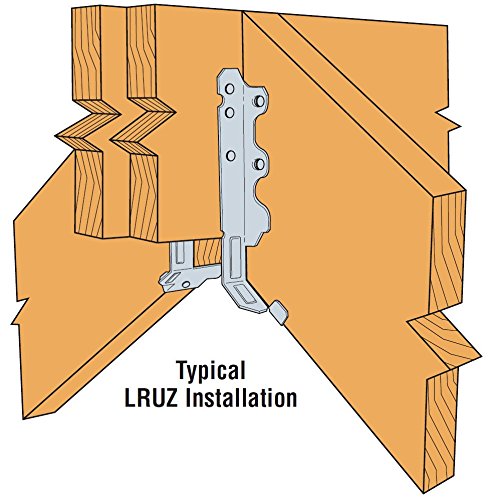 25 Pack Simpson Strong Tie LRU212Z 2 x 12 Rafter Hanger with Adjustable ...