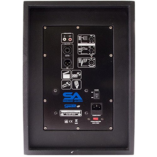 Seismic Audio - Spectra-8P-Pair - Pair of Active 2-Way 8" Studio ...