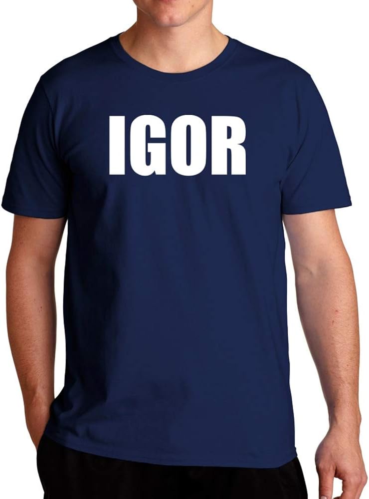 Amazon.com: Eddany Bold Igor T-Shirt: Clothing