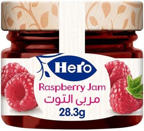 Hero raspberry jam mini jar - 28.3 gm price in Egypt | Amazon Egypt ...