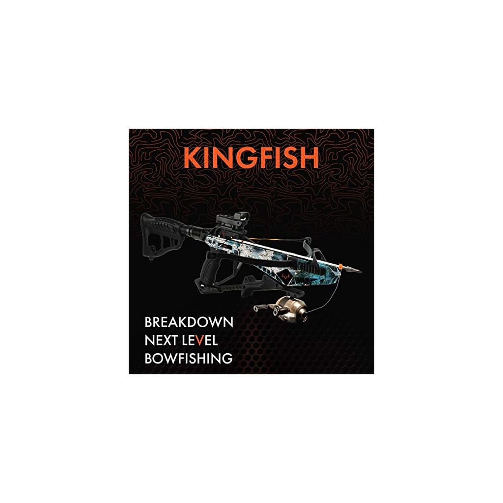 Viking Kingfish Crossbow Bowfishing Kit with Reel, Line, Arrows, and ...