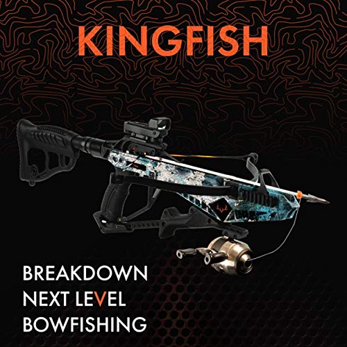 Viking Kingfish Crossbow Bowfishing Kit with Reel, Line, Arrows, and ...