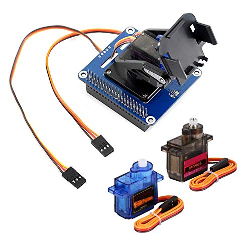 Buy MakerFocus Raspberry Pi 4B Servo Motor Controller PWM Kit, 2-DOF ...