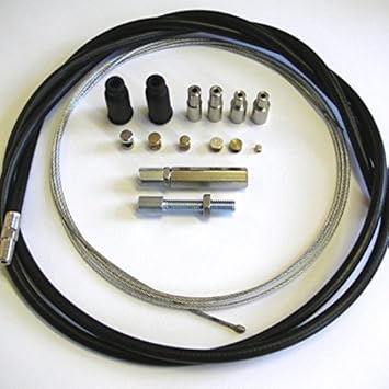 Venhill U01-4-100-BK Universal Motorcycle Throttle Cable Kit: Amazon.co ...