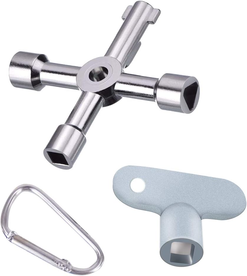 UOWAN Meter Box Key and Radiator Key, 1PCS Radiator Bleed Valve Key ...