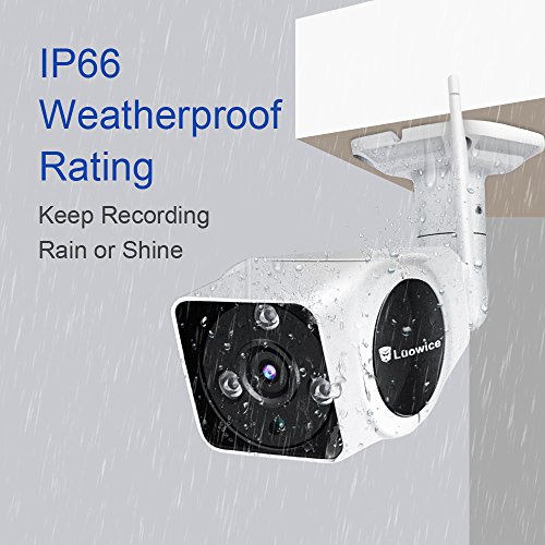 Luowice WiFi Camera Outdoor Wireless Security Camera with Intercom ...