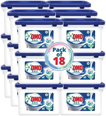 OMO 3-In-1 Laundry Capsules Eucalyptus, 15 capsules (Pack of 18) price ...