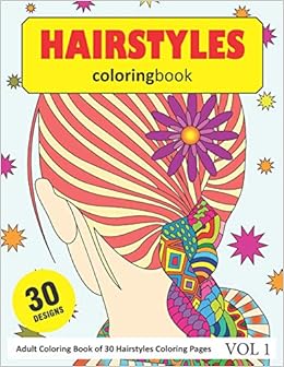 Hairstyles Coloring Book: 30 Coloring Pages of Hair Styles in Coloring ...