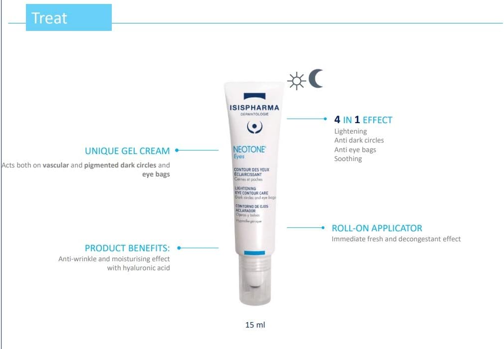 Isispharma Neotone Eyes Cream 15 ml – BigaMart