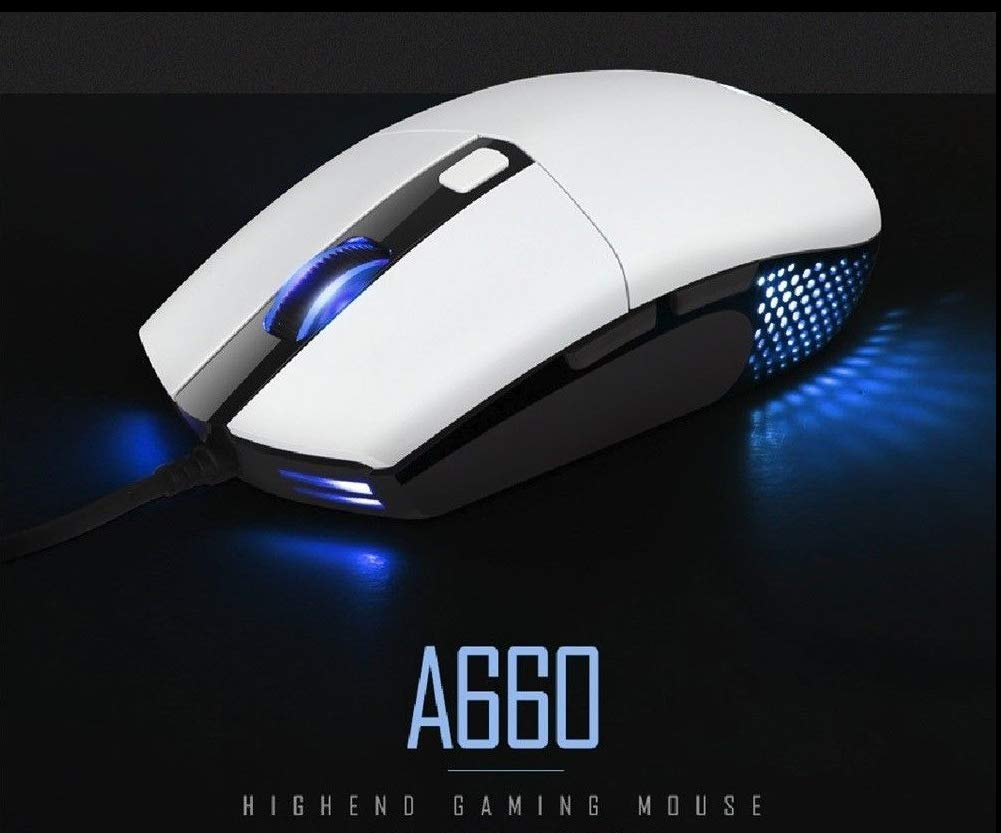 Mua ABKO HACKER A660 3360 Gaming Mouse White PMW3360 trên Amazon Mỹ chính hãng 2025 | Fado