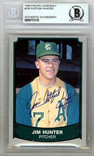 Catfish Hunter Athletics Autograph, Athletics Catfish Hunter Autograph