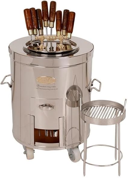 Amazon.com: PURI Tandoor-Home Tandoor Oven-SS1 Deluxe-Medium Home ...