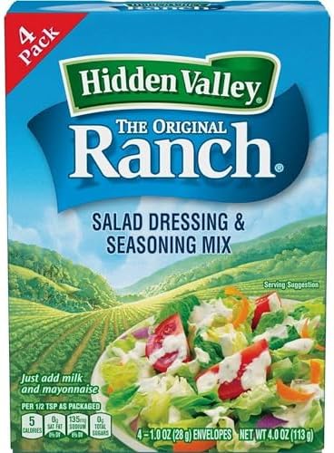 Hidden Valley Original Ranch Salad Dressing & Seasoning Mix, Gluten ...