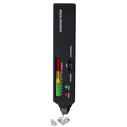 Diamond Tester Professional Diamond Tester Pen with UV Light, Real ...