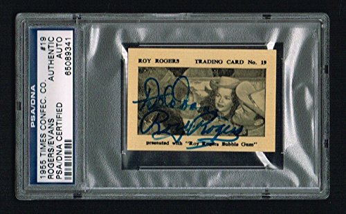 Roy Rogers & Dale Evans signed autograph auto 1955 Times Confectionery ...