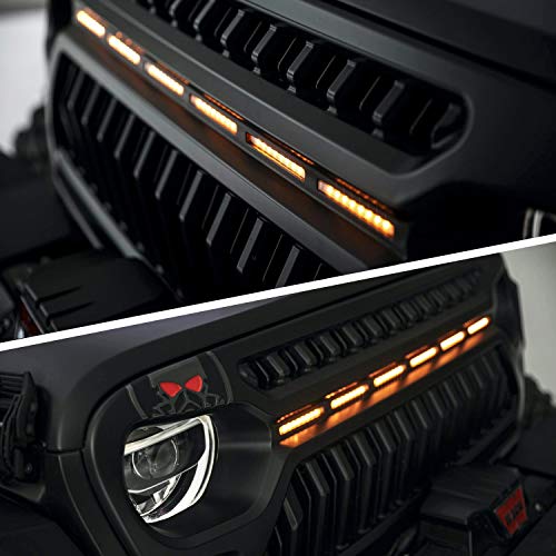 TOPFIRE Front Grill Compatible with 2018 2019 2020 Jeep Wrangler JL JLU ...