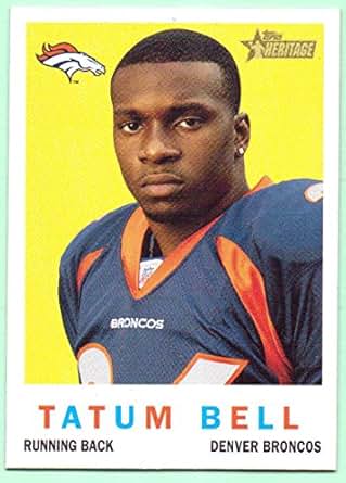 Tatum Bell 2005 Topps Heritage #129 - Denver Broncos at Amazon's Sports ...