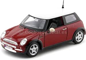 Amazon.com: Mini Cooper Red 1:24 Diecast Model Car : Arts, Crafts & Sewing