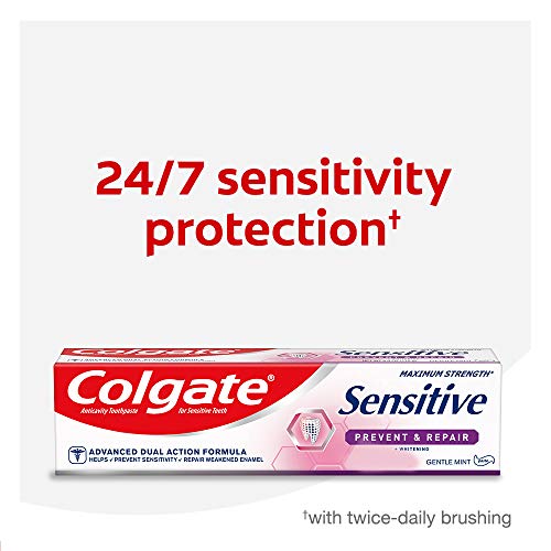 Colgate Sensitive Toothpaste with Whitening, Prevent and Repair, 6 ...