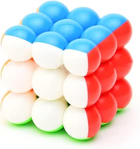 Amazon.com: CuberSpeed YJ 3x3 Ball Cube Bead 3x3x3 Stickerless Magic ...