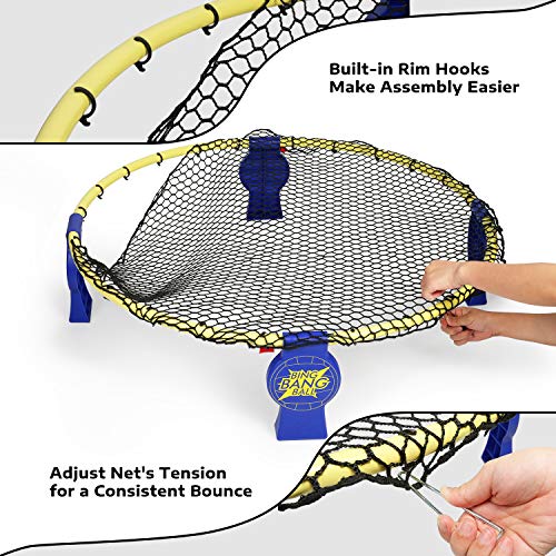 A11N Bing Bang Ball Game Set - Includes Playing Net, 3 Balls, Bag and ...