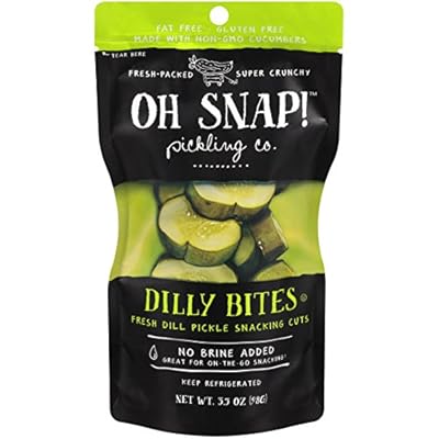 Oh Snap Fresh Dill Pickle Snacking Cuts, 3.5 Ounce (Pack of 12) | The ...
