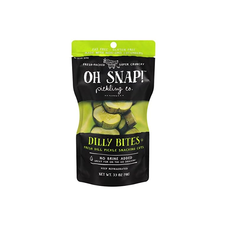 Oh Snap Fresh Dill Pickle Snacking Cuts, 3.5 Ounce (Pack of 12) | The ...