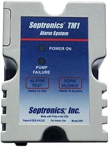 Septronics, Inc. Interior/Indoor Septic Tank Alarm, TM1-2501, Tankmate ...