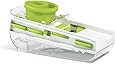 Starfrit 093087 4-Blades Easy Mandoline Slicer with Container, Green ...